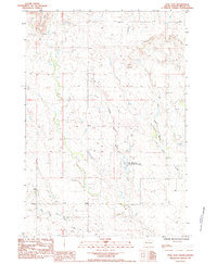 Hi-Res Interactive Map of Opal East, Meade County, SD in 1983 | Pastmaps